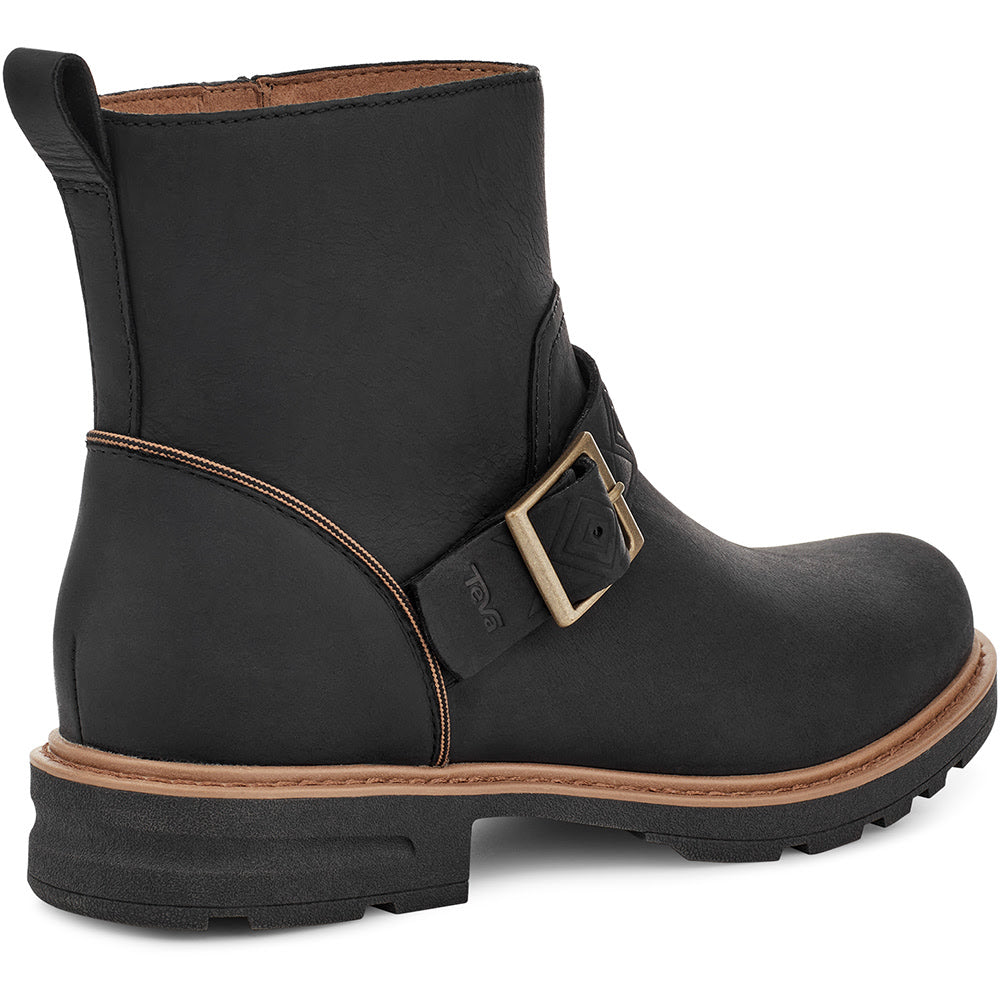 Women's Teva Footwear style name Rowena Buckle in color Black. Sku ...