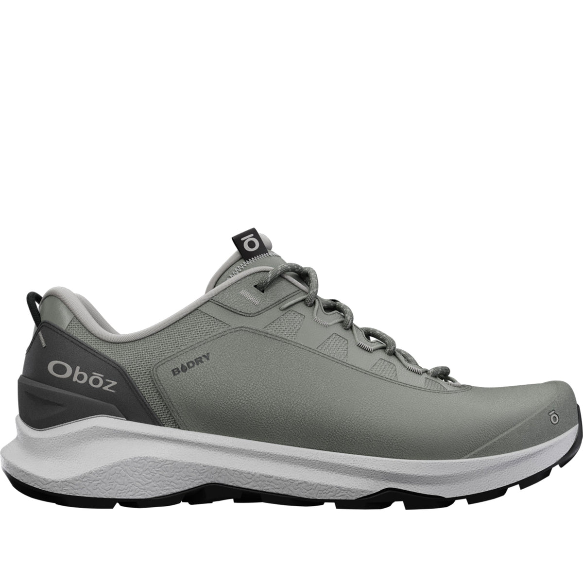 Men's OBOZ Footwear style name Cottonwood Low Bdry in color Hazy Gray ...