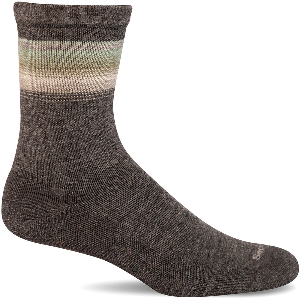 Women's Sockwell Sock style name Plantar Cush Ombre in color Charcoal ...